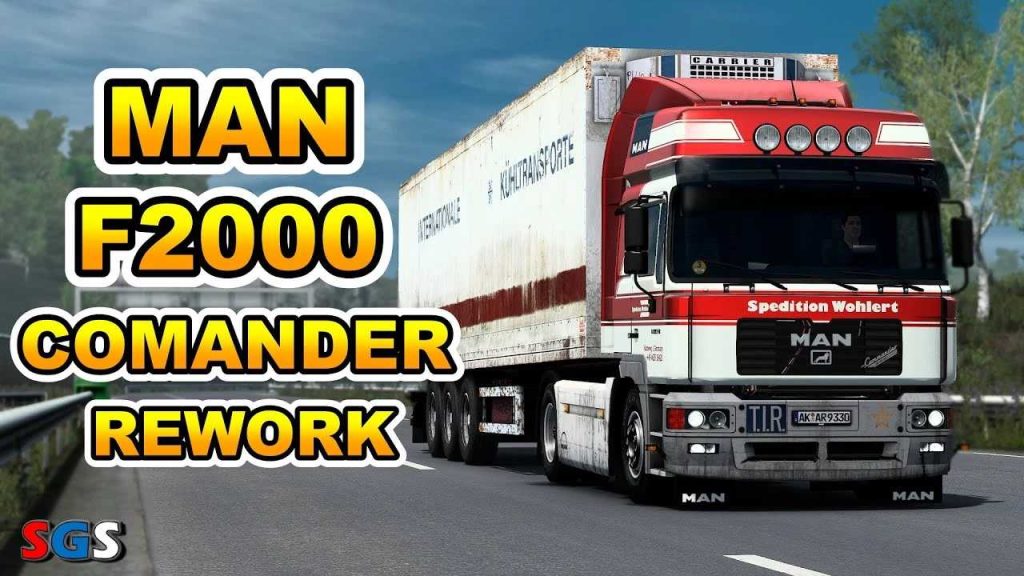 Man F2000 Commander Rework V19(ets V1 53) Ndtgames Mod